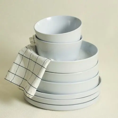 STONE + LAIN Celina Stoneware 24-piece Dinnerware Set - White
