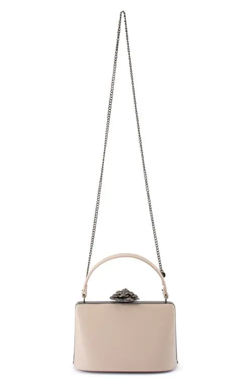 OLGA BERG Embellished Frame Top Handle Bag