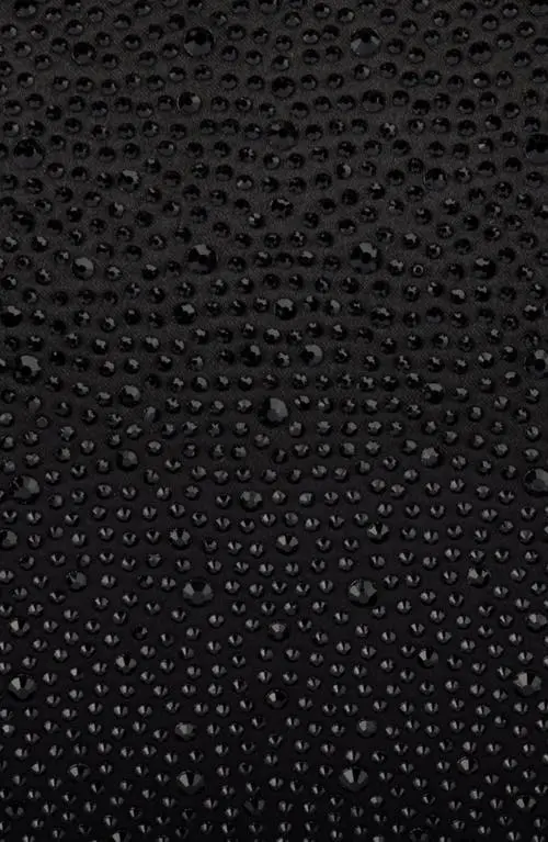 OLGA BERG Carolina Crystal Frame Clutch - Black