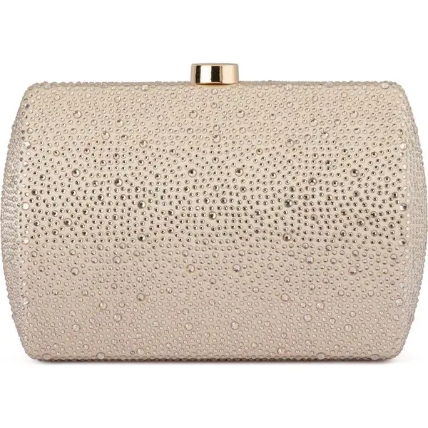 OLGA BERG Carolina Crystal Frame Clutch