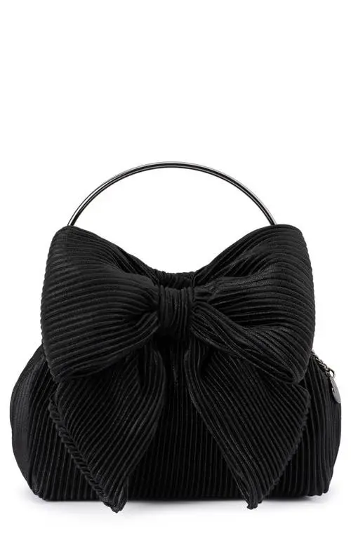 OLGA BERG Elise Pleated Top Handle Bag