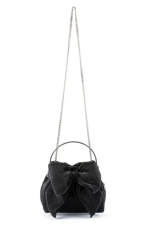 OLGA BERG Elise Pleated Top Handle Bag
