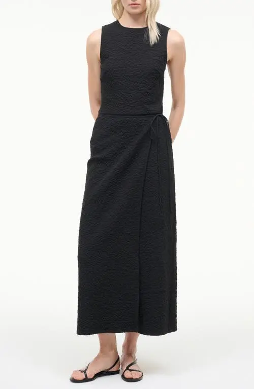 Staud Nema Smock Midi Dress