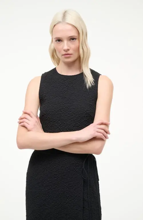 Staud Nema Smock Midi Dress