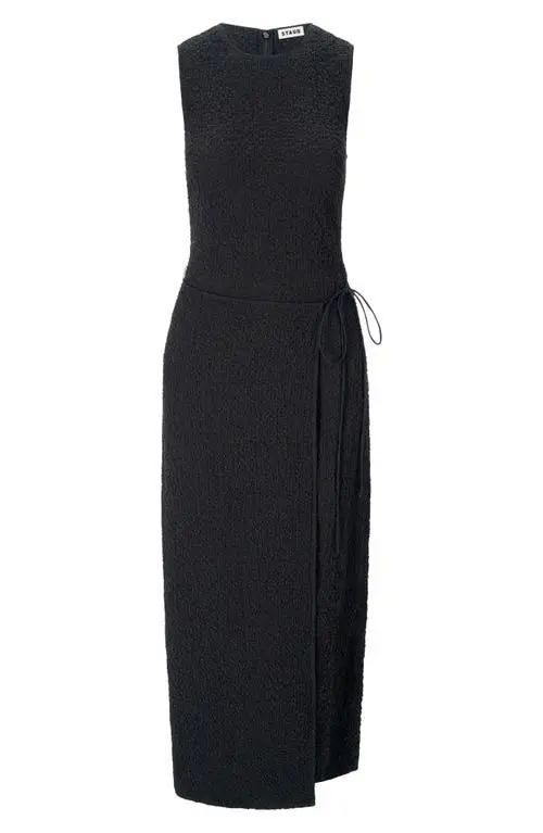 Staud Nema Smock Midi Dress