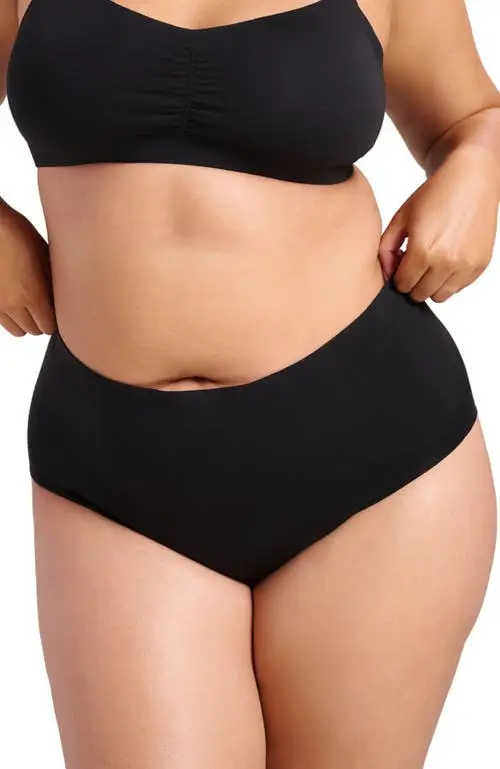 SIELLA Organic Cotton No-show Shaping Brief - Black