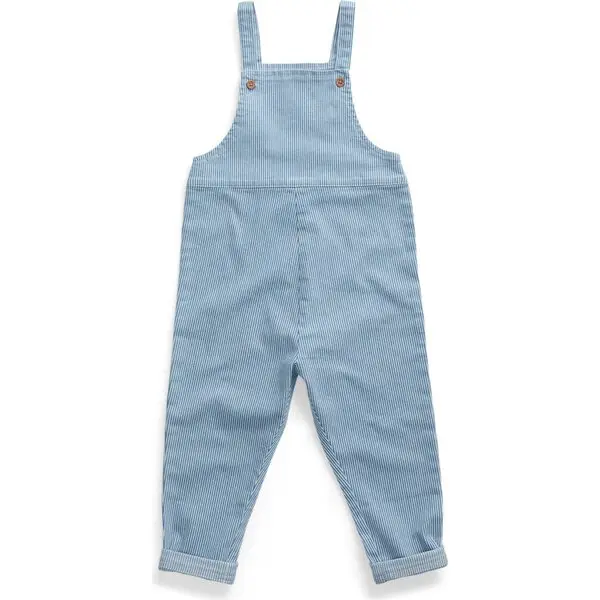 MORI Denim Dungarees - Stripe Denim