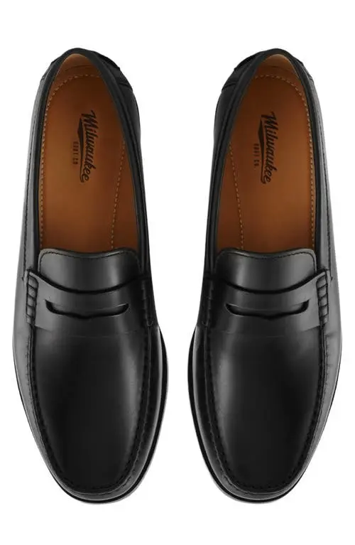 MILWAUKEE BOOT COMPANY Dunes Penny Loafer - Black