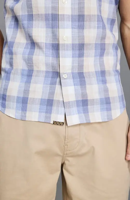Billy Reid Hutcheson Plaid Short Sleeve Button-up Shirt