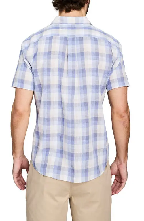 Billy Reid Hutcheson Plaid Short Sleeve Button-up Shirt