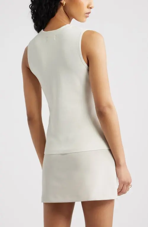 OPEN EDIT Cutaway Button-up Sweater Vest - Ivory