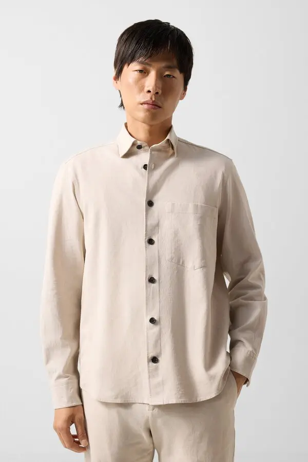 Bogner Linen Blend Shirt Heiko - Sand