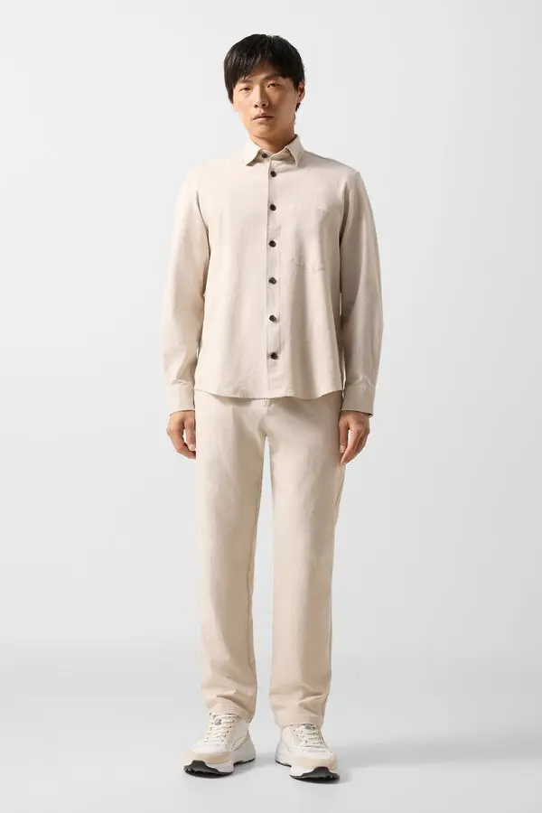 Bogner Linen Blend Shirt Heiko - Sand