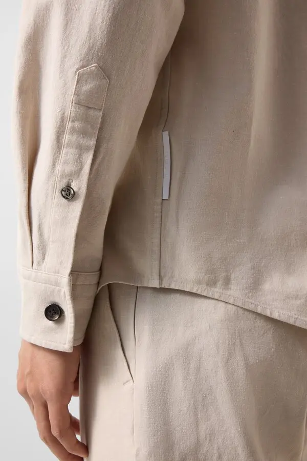 Bogner Linen Blend Shirt Heiko - Sand
