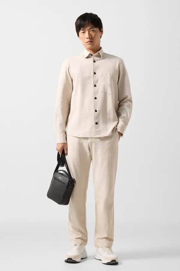Bogner Linen Blend Shirt Heiko - Sand