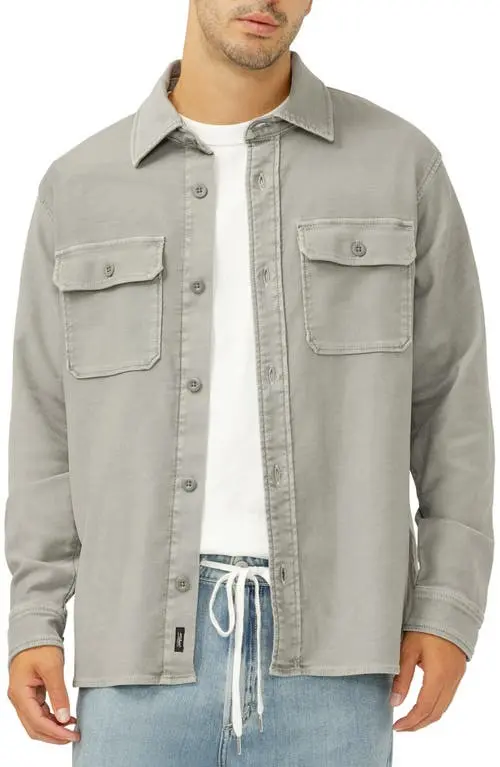 SILVER JEANS CO. Field Cotton Blend Button-up Shirt Jacket