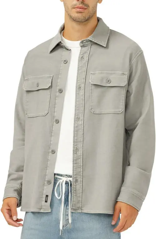 SILVER JEANS CO. Field Cotton Blend Button-up Shirt Jacket