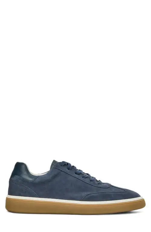 Aquatalia Milano Waterproof Leather Sneakers - Denim Suede