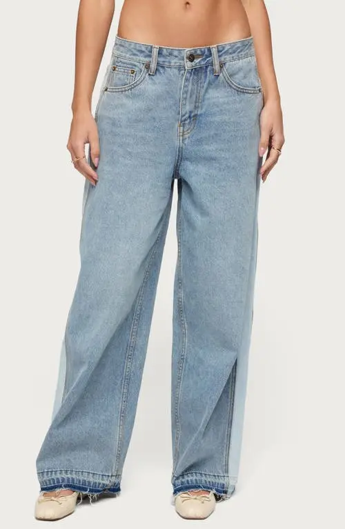 EDIKTED Contrast Stripe Wide Leg Pants