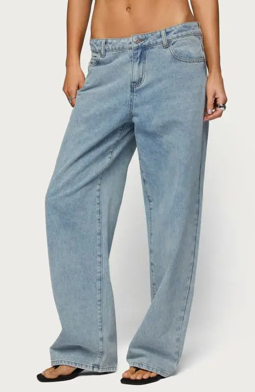 EDIKTED Dalina Low Rise Baggy Jeans