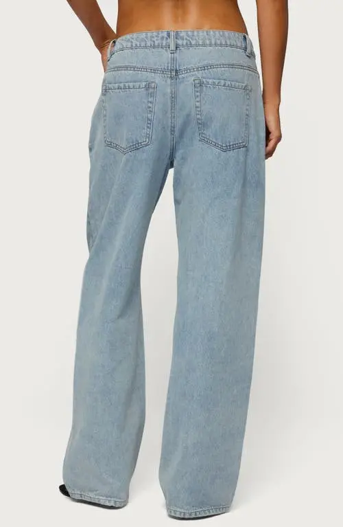 EDIKTED Dalina Low Rise Baggy Jeans