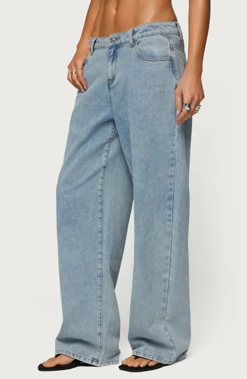 EDIKTED Dalina Low Rise Baggy Jeans