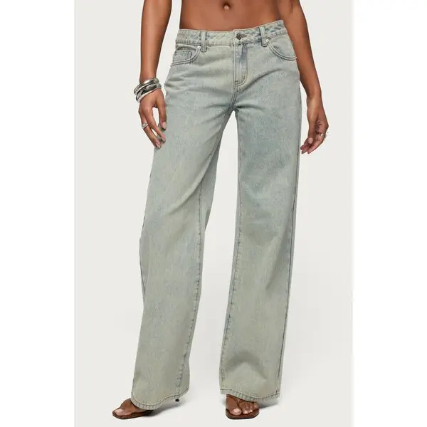 EDIKTED Magda Wide Leg Jeans