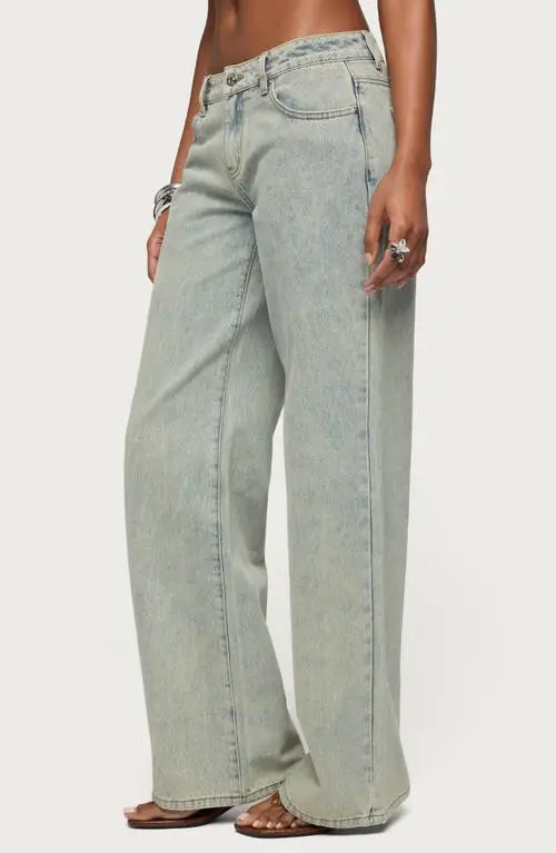 EDIKTED Magda Wide Leg Jeans