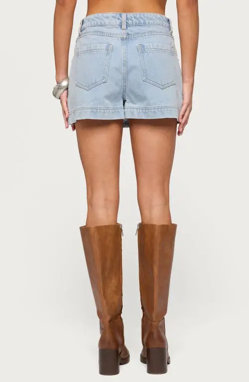 EDIKTED Shanice Low Rise Denim Skort