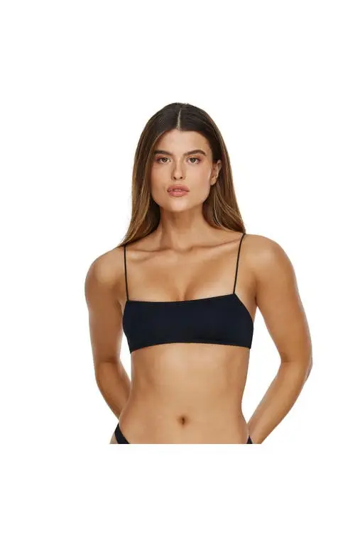 GOTTEX Midnight Scoop Neck Bikini Top - Black