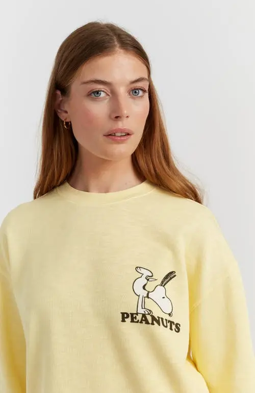 Chinti & Parker Peanuts Athletics Graphic Cotton Sweatshirt