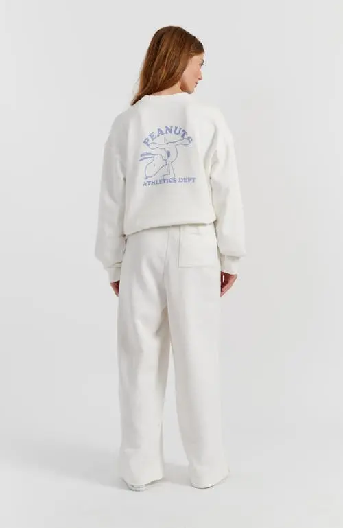 Chinti & Parker Graphic Cotton Sweatpants - Cream