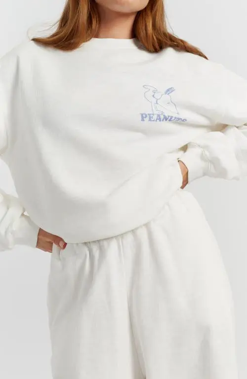 Chinti & Parker Graphic Cotton Sweatpants - Cream