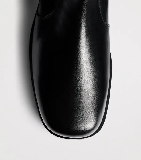 Studio Nicholson Leather Square-toe Boots