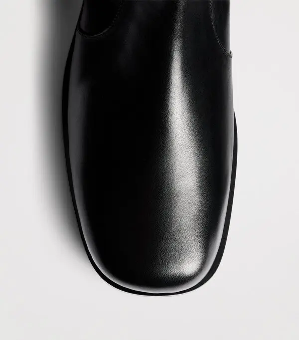 Studio Nicholson Leather Square-toe Boots