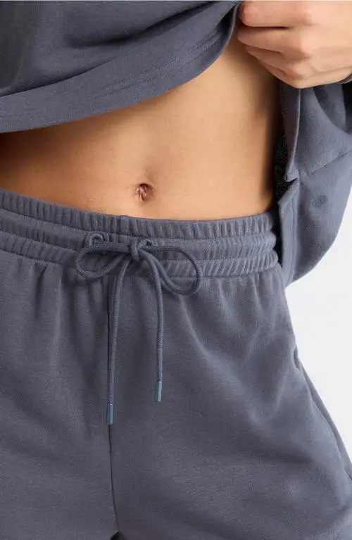 Zella French Terry Shorts - Navy Armada