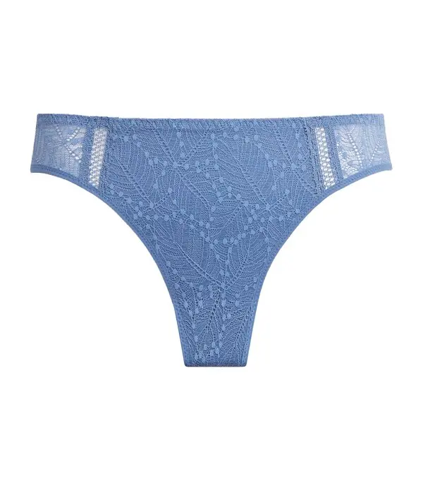 Simone Perele Lace Comète Briefs - Blue
