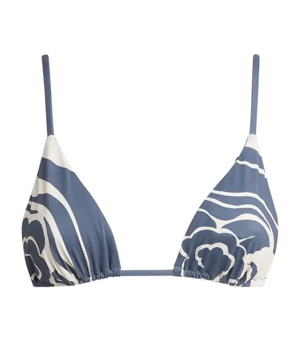 SIR. Lilou Triangle Bikini Top - Blue