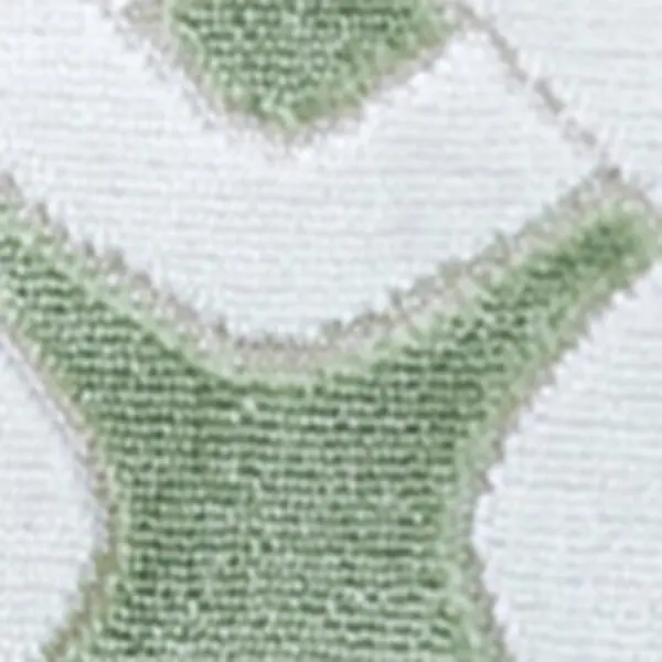YVES DELORME Entrelac Marine Square Cushion Cover