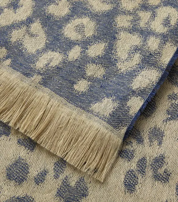 YVES DELORME Linen Fauve Throw - Beige
