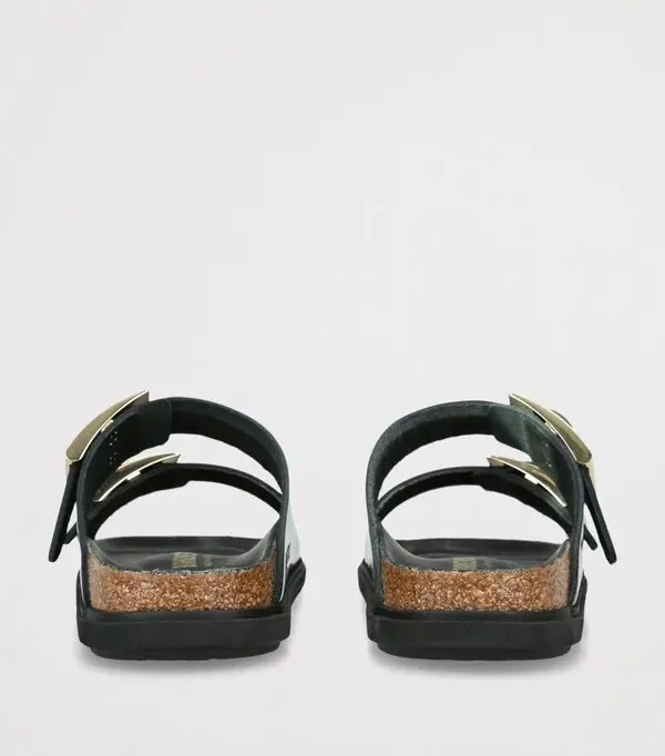 BIRKENSTOCK Leather Arizona Sandals - Black
