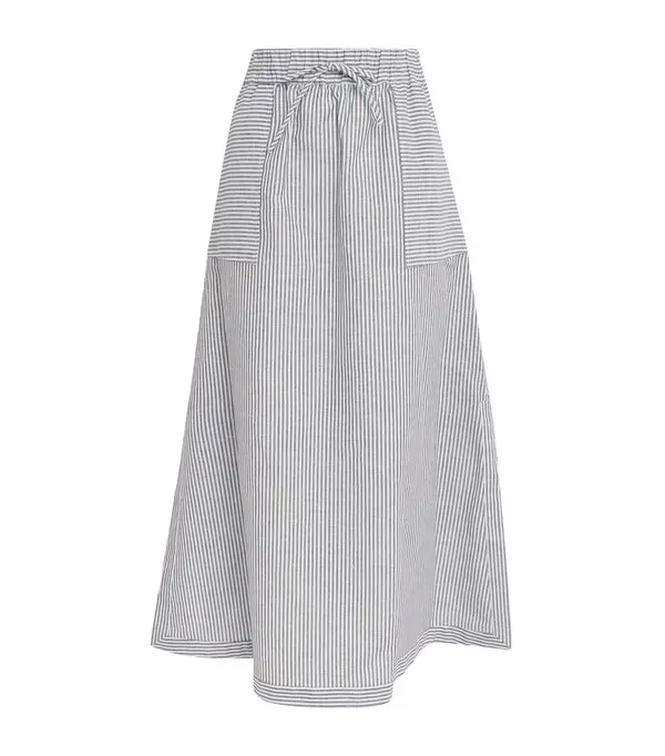 Max Mara Striped Maxi Skirt