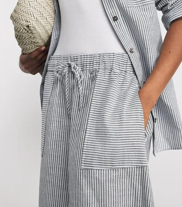 Max Mara Striped Maxi Skirt