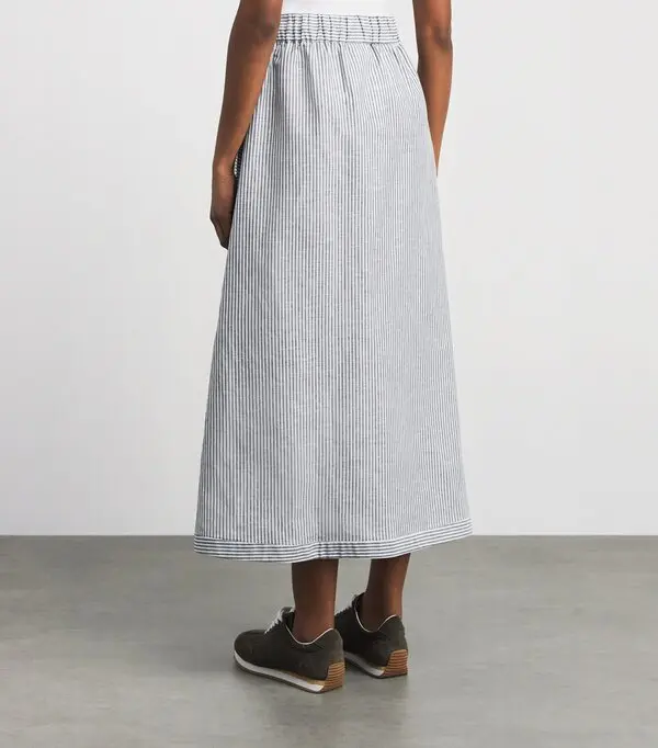 Max Mara Striped Maxi Skirt