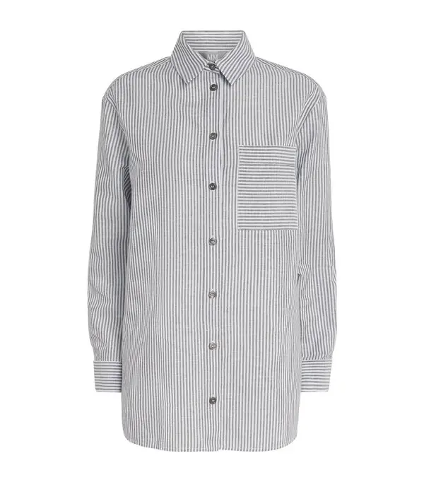 Max Mara Striped Boxy Shirt