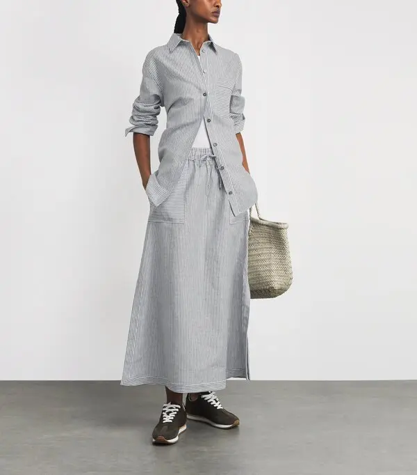 Max Mara Striped Boxy Shirt