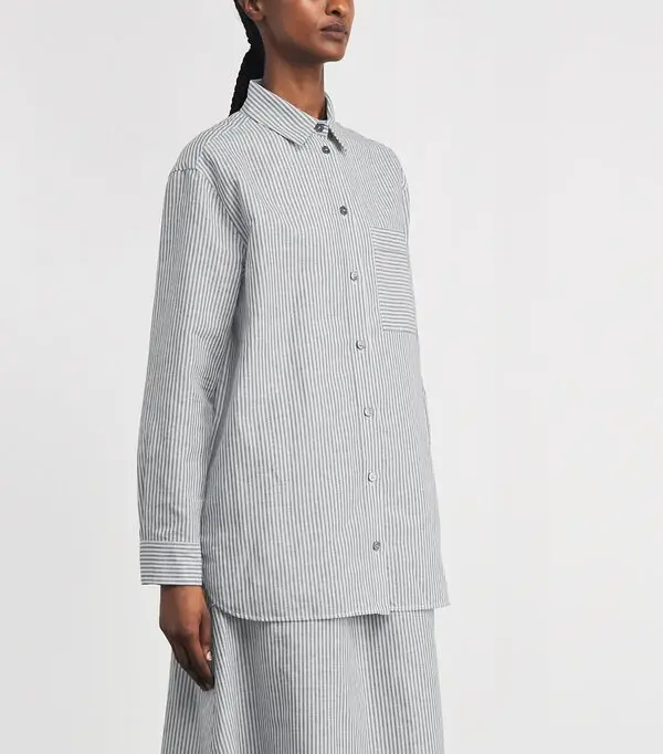 Max Mara Striped Boxy Shirt