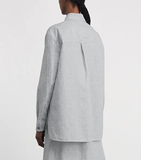 Max Mara Striped Boxy Shirt