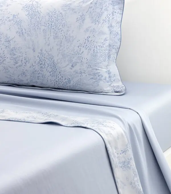 YVES DELORME Ecumes Super King Flat Sheet