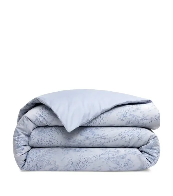 YVES DELORME Ecumes King Duvet Cover - Blue
